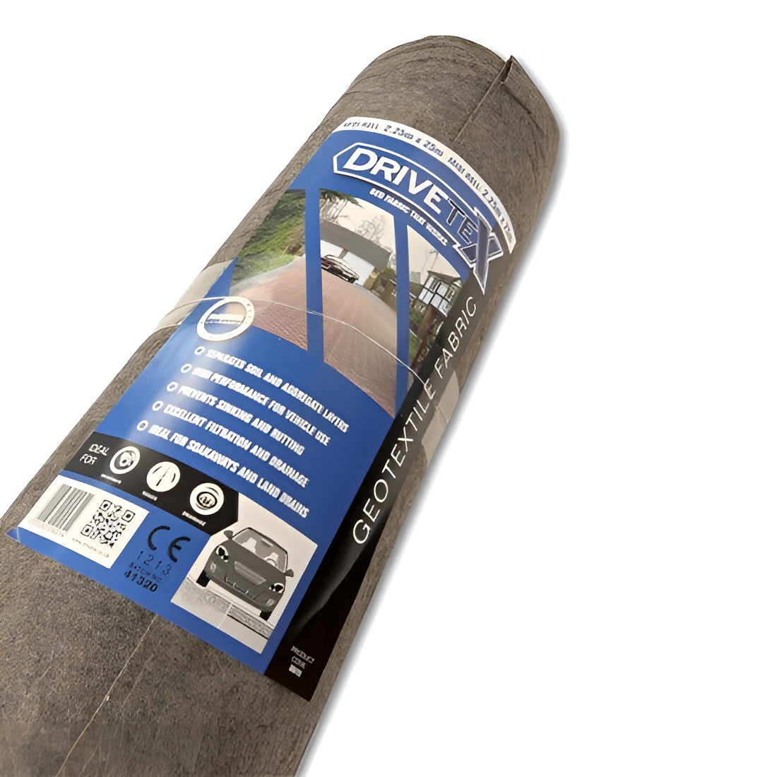 Drivetex Geotextile Fabric (DGF25) - 2.25m Wide X 25m Long Folded (Sol ...